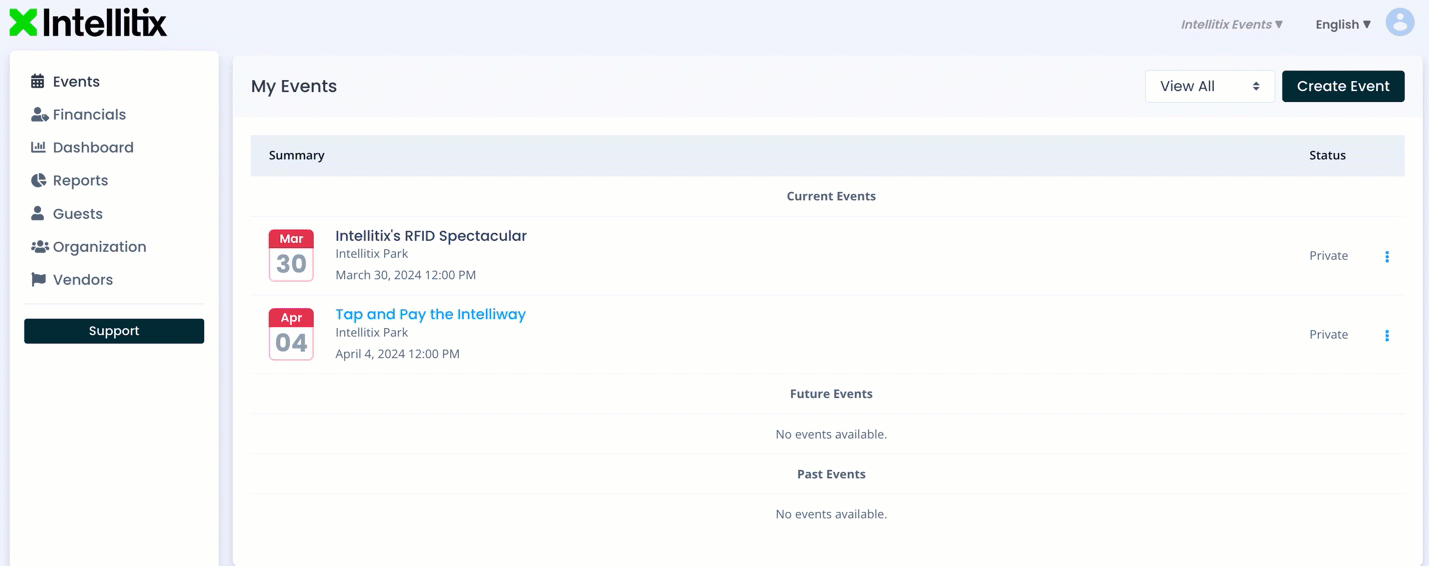 On-site Top-up – Intellitix